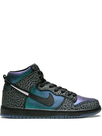 Nike x Black Sheep baskets montantes SB Dunk High Pro QS Black Hornet - Noir