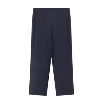 Joseph Ribkoff Femme, Pantalons, Bleu, Taille: 40 FR Pantalon Large Pliss&eacute; en Cr&ecirc;pe Scuba