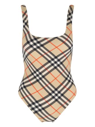 Burberry One-Piece Swimsuit Check