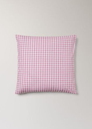 Mango Housse de coussin en coton &agrave; carreaux vichy 60x60 cm rose - Home - 60x60cm - MANGO HOME