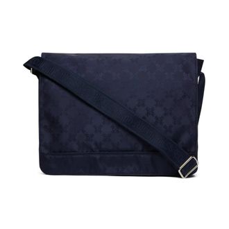 Vilebrequin Messenger Bag Turtle Monogram - Homme - Sacs - Bleu - Taille: ONE Size