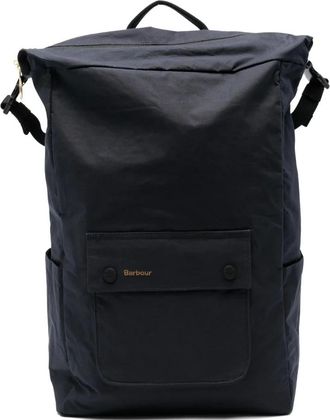 Barbour Homme, Sacs, Bleu, Taille: ONE Size Transport Foldover Backpack