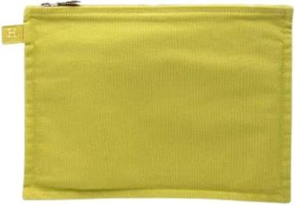 Herm&egrave;s Pre-owned Canvas Pouch - - Pre-owned - Damen - Gr&uuml;n - ONE SIZE