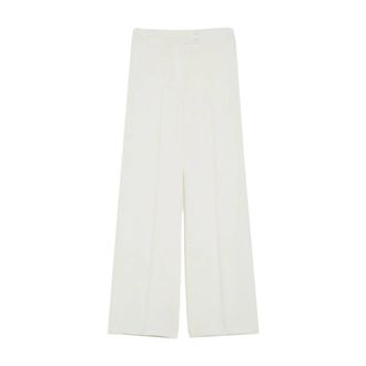 Pennyblack Emblema Wide Hosen - - Trousers - Damen - Wei&szlig; - L