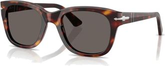 Persol Sonnenbrille Po3372S Havana Gl&auml;nzendes Gestell - - Accessories - unisex - Braun - 53 MM