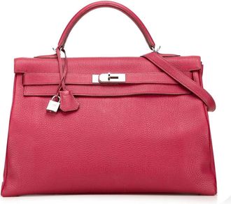 Hermès Hobo Bags - Togo Kelly II Retourne 40 - Gr. unisize - in Rot - für Damen