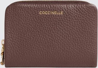 Coccinelle Portefeuille &agrave; deux volets C-Me Softy en cuir grain&eacute; avec zip