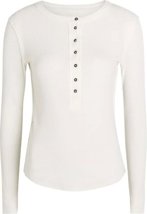 Free People blouse nervur&eacute;e Jamie Henley - Blanc