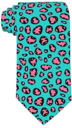 Generic Imprimé Animal Roses Turquoise Cravates Classique Cravates Hommes Décontractée Cravate Homme Pour Scolaires Célébrations Événements