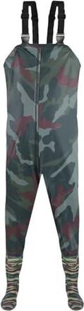 Generic Waders Bottes de p&ecirc;che Pantalon de p&ecirc;che avec bretelles Respirant Crosswater Waders Jean Combinaison Homme, camouflage, 56