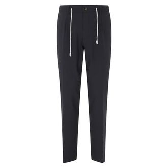 Eleventy Homme, Pantalons, Bleu, Taille: W32 Pantalon Jogging