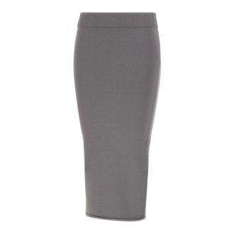 Entire studios Raw Knit Midi Skirt - - Skirts - Damen - Grau - S