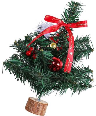 BESPORTBLE Holz Weihnachtsbaummodell Tischdeko Kleine Weihnachtsbaum Dekoration Festlicher Weihnachtsschmuck f&uuml;r Schreibtisch und Wohnraum