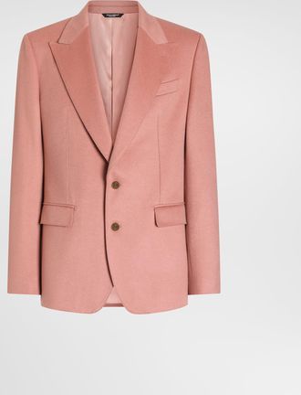 Dolce & Gabbana Einreihiges Sakko Sicilia Light Aus Kaschmir - Mann Anz&uuml;ge Und Blazer 52