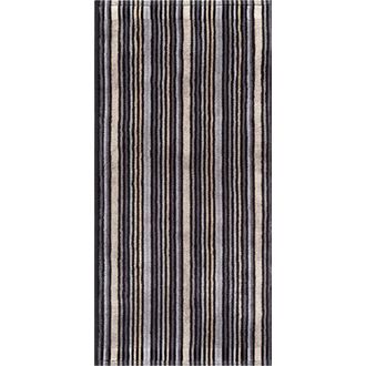 Egeria Combi Stripes Anthracite 500 g/m&sup2; Duschtuch 70x140cm 100% Baumwolle