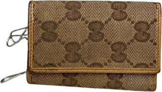 Gucci Porte-cl&eacute;s Pre-owned Horsebit 1955 - Femme - Pre-owned - Beige - Taille: ONE Size