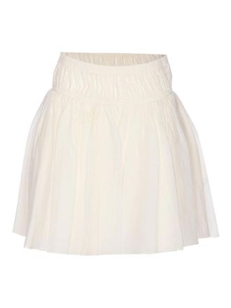 Alaia Jupe Midi - Blanc