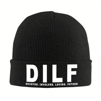 Generic Casquettes de Baseball pour Hommes Hommes, DILF Chapeaux tricot&eacute;s dr&ocirc;les Cadeaux Anime de qualit&eacute; Bonnets Unisexes