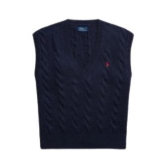 Polo Ralph Lauren V-Ausschnitt Pullover - - Knitwear - Damen - Blau - L