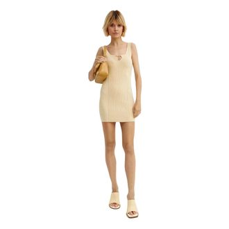 Jacquemus Damen, Kleider, Beige, MGr&ouml;&szlig;e