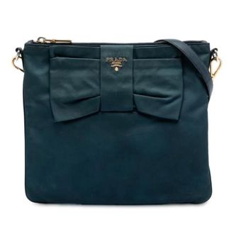 Prada Pre-owned Nylon Crossbody Bag - - Pre-owned - Damen - Blau - ONE SIZE