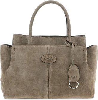 Tod's Shopping Bag In Suede Small