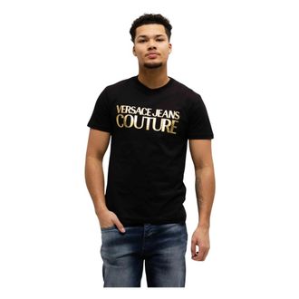 Versace Jeans Couture Homme, Tops, Noir, Taille: XS Logo T-Shirt