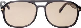 Tom Ford Stylische Rosco Sonnenbrille f&uuml;r den Sommer - - Accessories - Herren - Grau - 58 MM