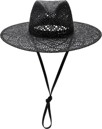 Ruslan Baginskiy Chapeau Fedora - Femme - Accessoires - Noir - Taille: S