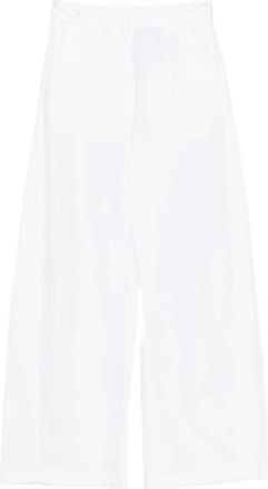 Giuseppe Di Morabito Femme, Pantalons, Blanc, Taille: 36 FR Wide Pantalons