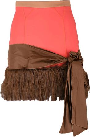 Elisabetta Franchi Femme, Jupes, Multicolore, Taille: 38 FR Mini-jupe Vita Alta