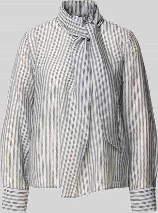 Jake*s Regular Fit Schluppenbluse mit Streifenmuster