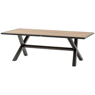 Hesperide Hesperide - Table de jardin Axiome eucalyptus & graphite 8 places - Hesp&eacute;ride