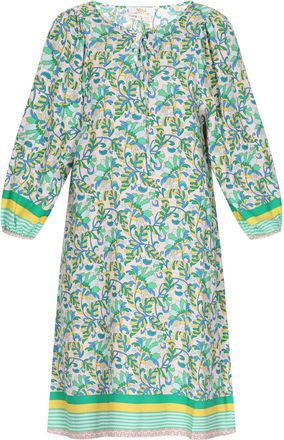 Usha Kleid Frauen gr&uuml;n mehrfarbig