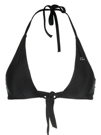 Karl Lagerfeld haut de bikini Karl DNA &agrave; bonnets triangles - Noir