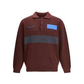 GR10K Gr10K, Homme, Pulls, Rouge, Taille: L Polo Workwear