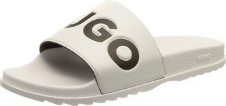 HUGO BOSS Damen Match_it_slid_rblg SLIDE, White100, 35 EU