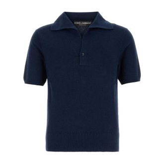 Dolce & Gabbana Homme, Pulls, Bleu, Taille: XL Polo