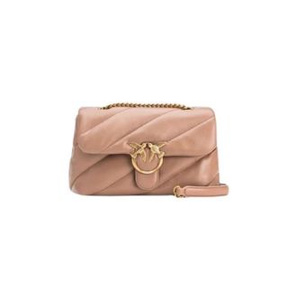 Pinko Pinko, Femme, Sacs, Rose, Taille: ONE Size Classic Love Bag Puff Maxi Quilt