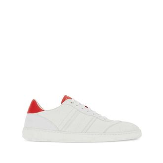 Ferragamo Baskets Achille - Homme - Chaussures - Blanc - Taille: 42 1/2 EU