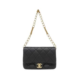 Chanel Pre-owned Vintage Schultertasche - - Pre-owned - Damen - Schwarzk - ONE SIZE