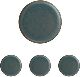 like. by Villeroy & Boch Villeroy & Boch 1951672610 Crafted Breeze Speiseteller 26 x 26 x 2 cm (1 St&uuml;ck) (Packung mit 4)