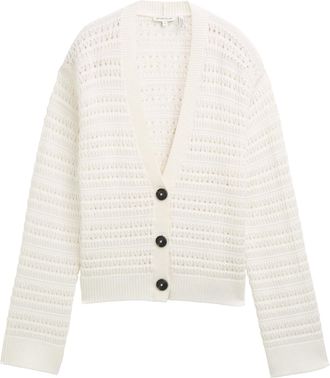 Tom Tailor Tom Tailor Denim T-Shirt mit Rippstruktur, Light Dusty pink, XXL