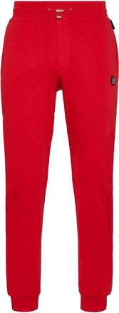 Philipp Plein Homme, Pantalons, Rouge, Taille: M Jogging Pantalons Iconic Plein