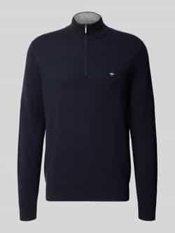 Fynch-Hatton Regular Fit Troyer aus Woll-Kaschmir-Mix