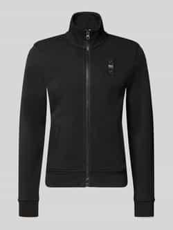 Blauer Sweatjacke mit Stehkragen Modell City New