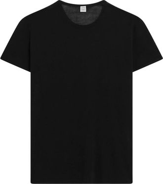 Toteme Femme, Tops, Noir, Taille: 40 FR Silk Tee