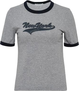 Rag & Bone T-Shirt mit Ringdetail - Grau