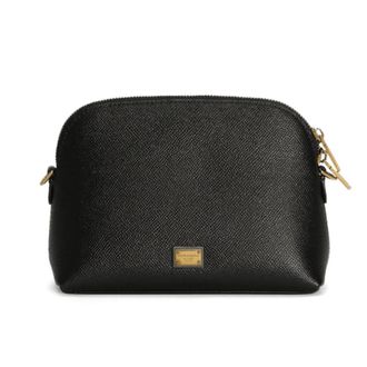 Dolce & Gabbana Schwarze Mini Tasche mit Kettenriemen - - Bags - Damen - Schwarzk - ONE SIZE
