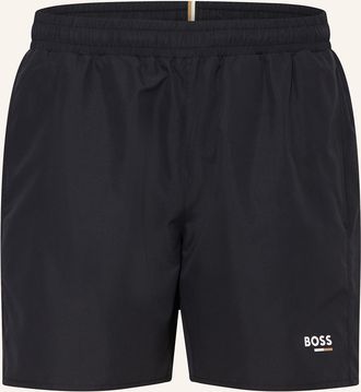 HUGO BOSS Badeshorts Swordfish schwarz